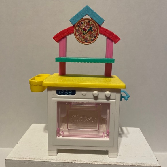 Barbie | Toys | Mattel Barbie Pizza Oven 6 For Chelsea Doll Pizza Chef ...